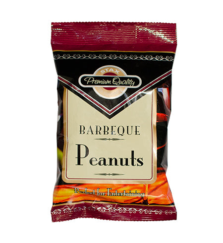 We sell Stax BBQ peanuts in bulk retail packets – Good Nuts