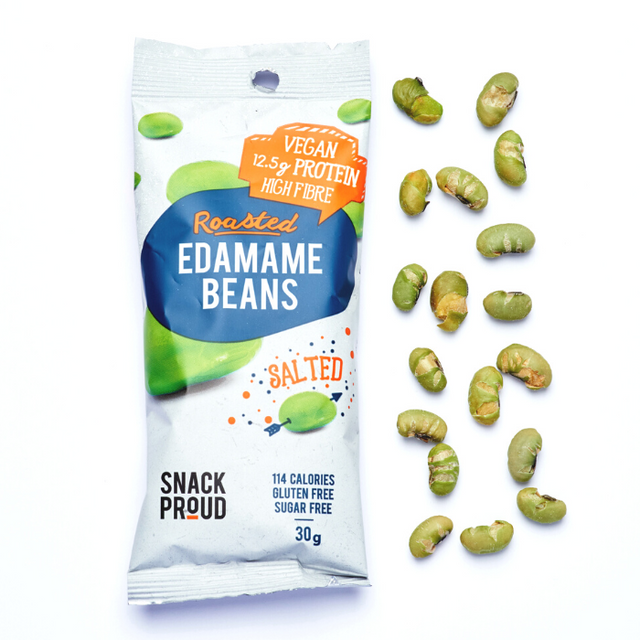 Snack Proud - Roasted Edamame Beans, Salted – Good Nuts
